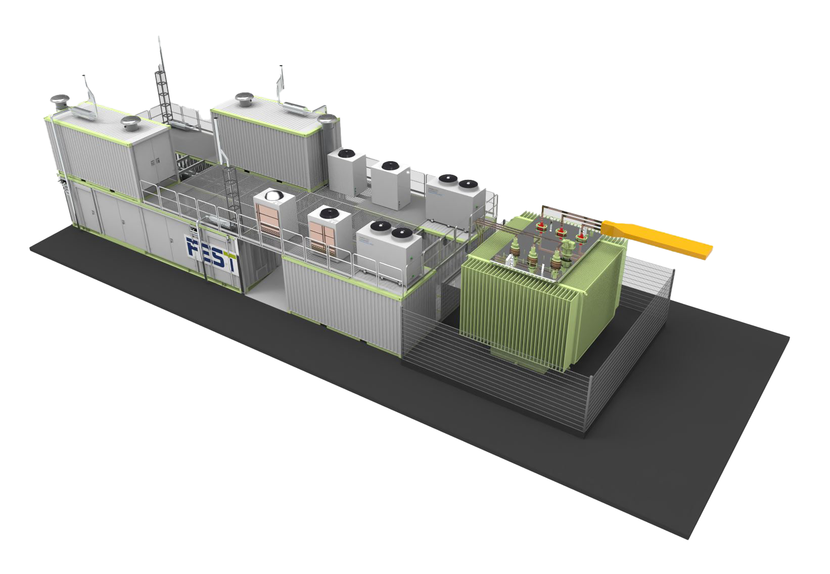 PEM electrolyzer (2-50 MW): modular and scalable